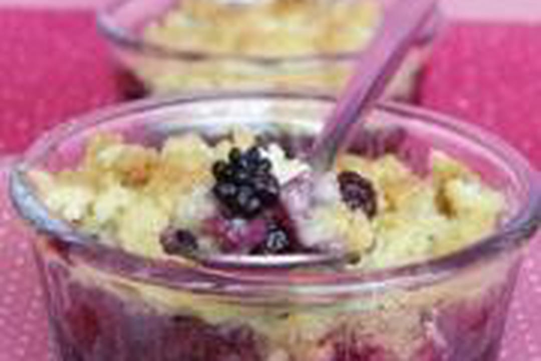 Crumble aux mûres