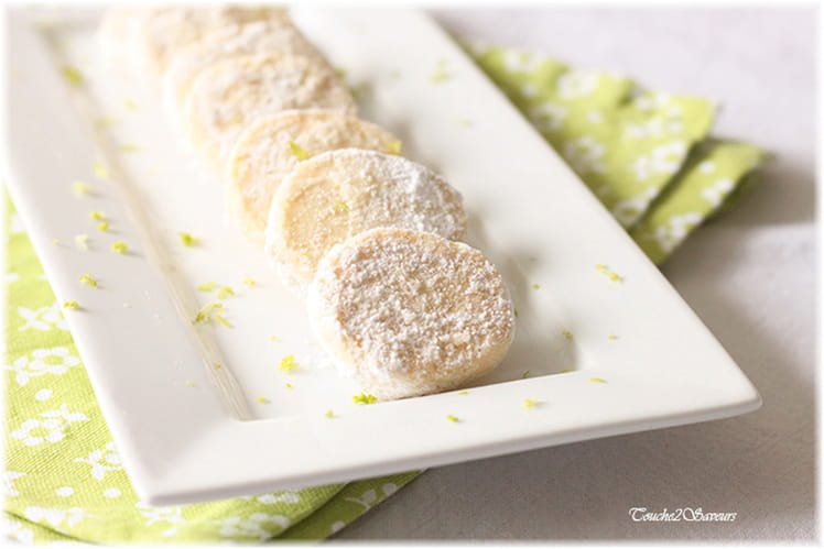 Recette de Sablés fondants au citron vert