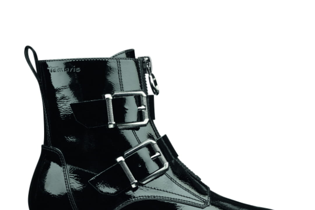 Bottines vernies avec sangle de Tamaris