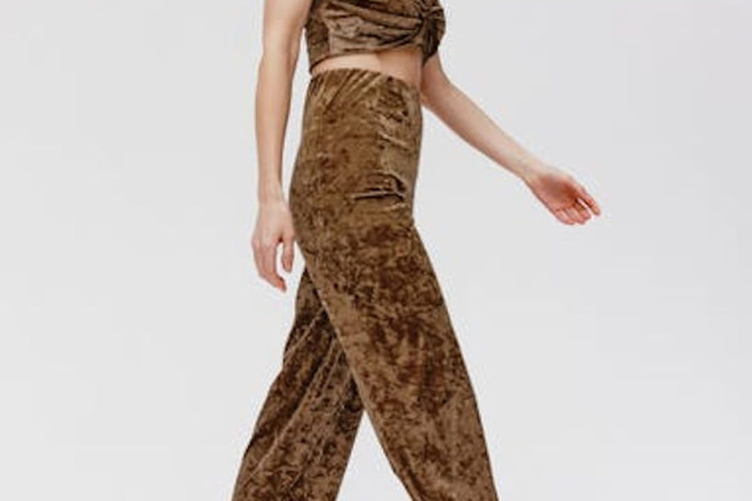Ensemble en panne de velours