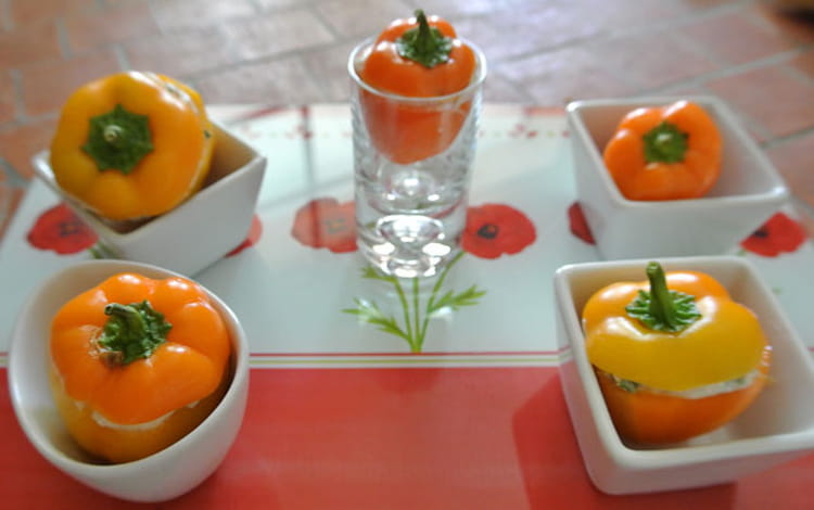 Recette de Mini poivrons thon et ricotta