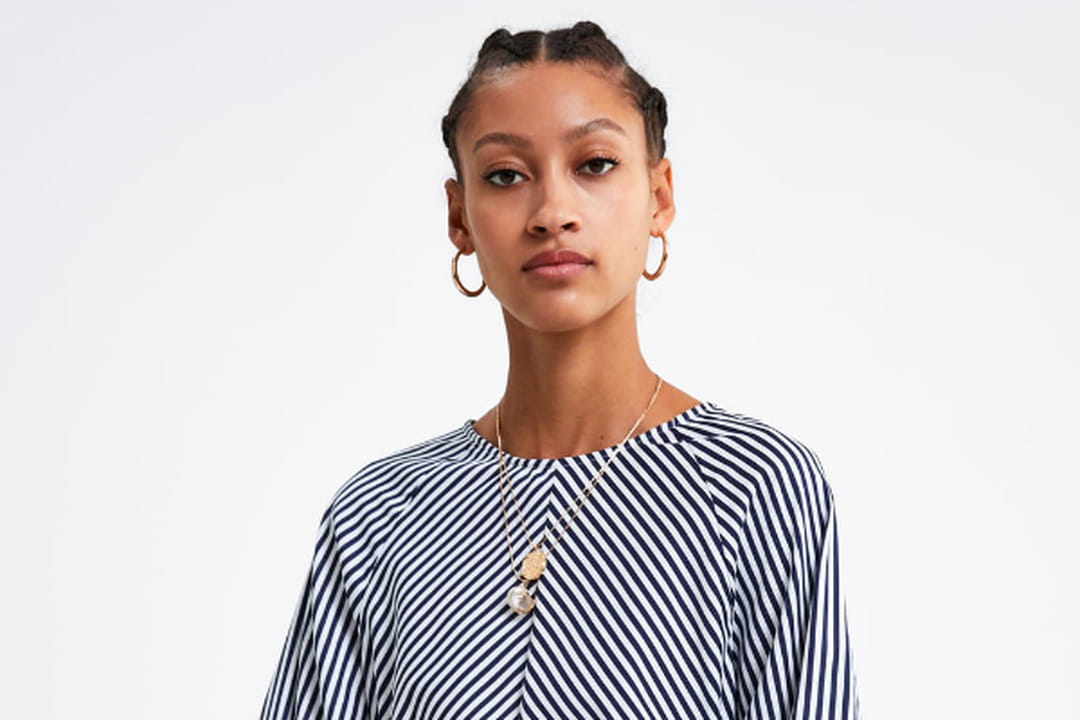 Blouse à rayures de Zara