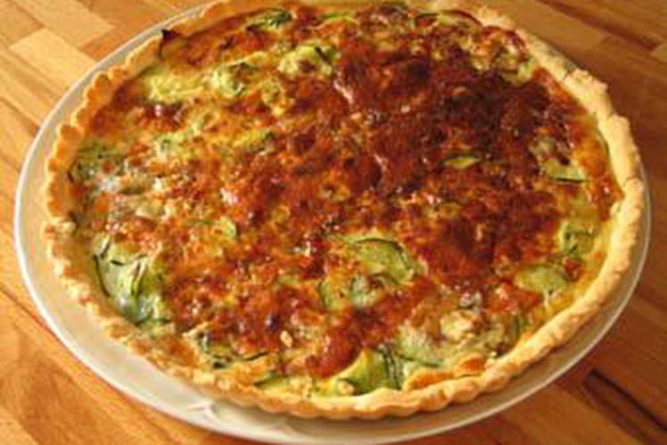 Recette De Tarte à La Courgette Et Au Chèvre La Recette Facile