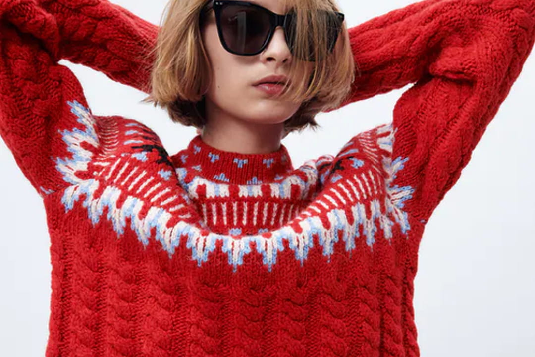 Pull à torsades de Zara