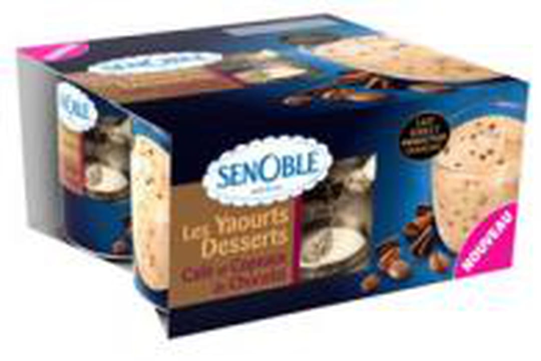 Yaourts desserts Café et Copeaux de chocolat de Senoble