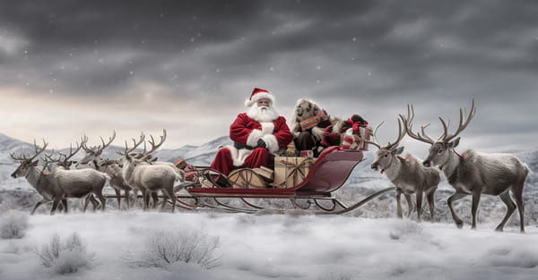 Quelle est l'histoire des rennes du Père Noël