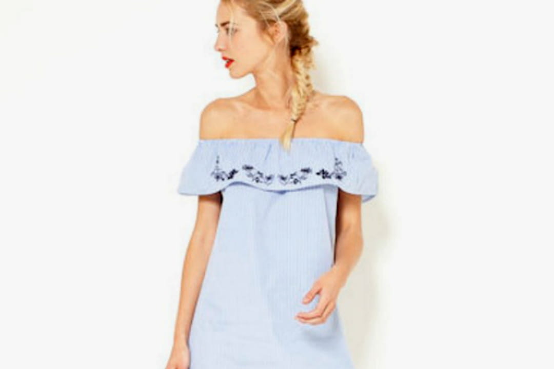 Robe rayée de Camaïeu