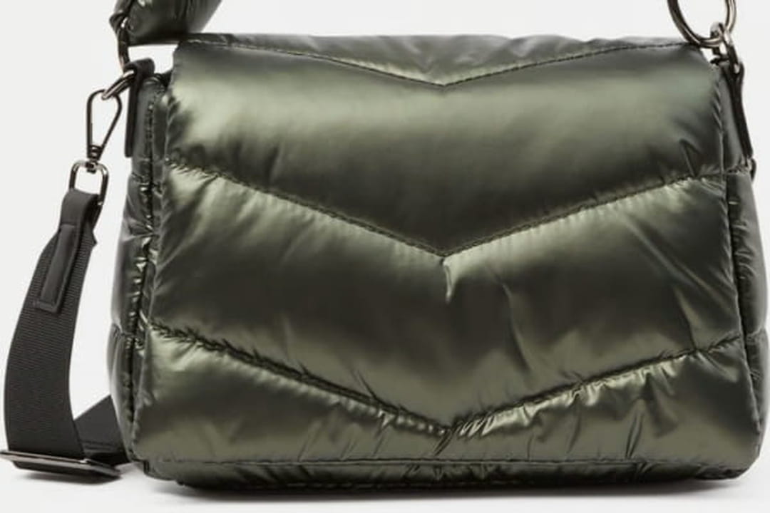 Sac à main besace matelassé en nylon