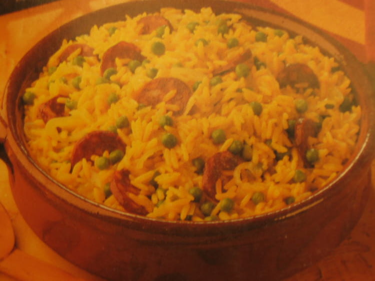 Recette de Riz safrané à l’espagnole