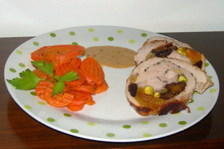 Recette de Filet mignon de porc roulé façon orientale