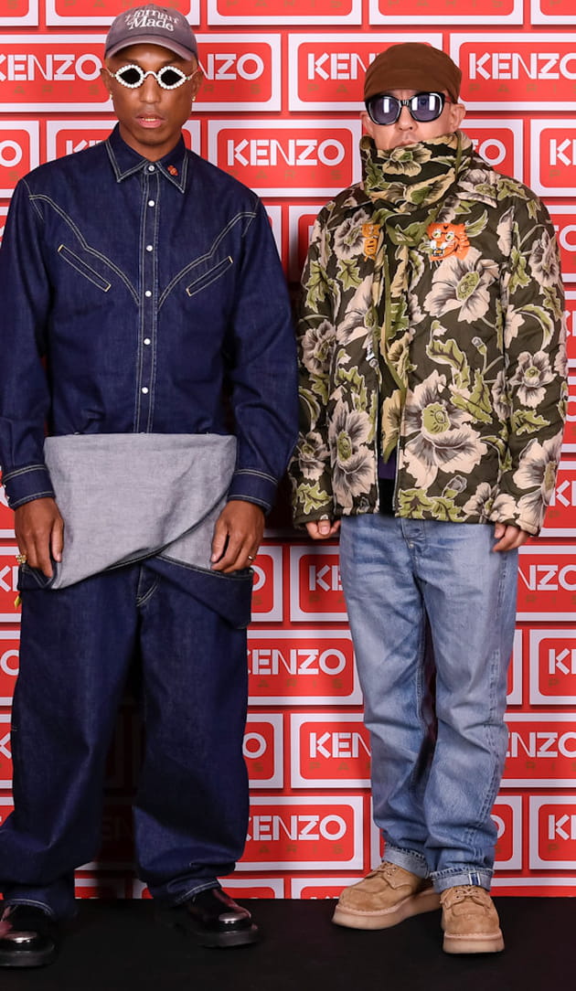 Pharrell Williams et Nigo à la soirée Kenzo