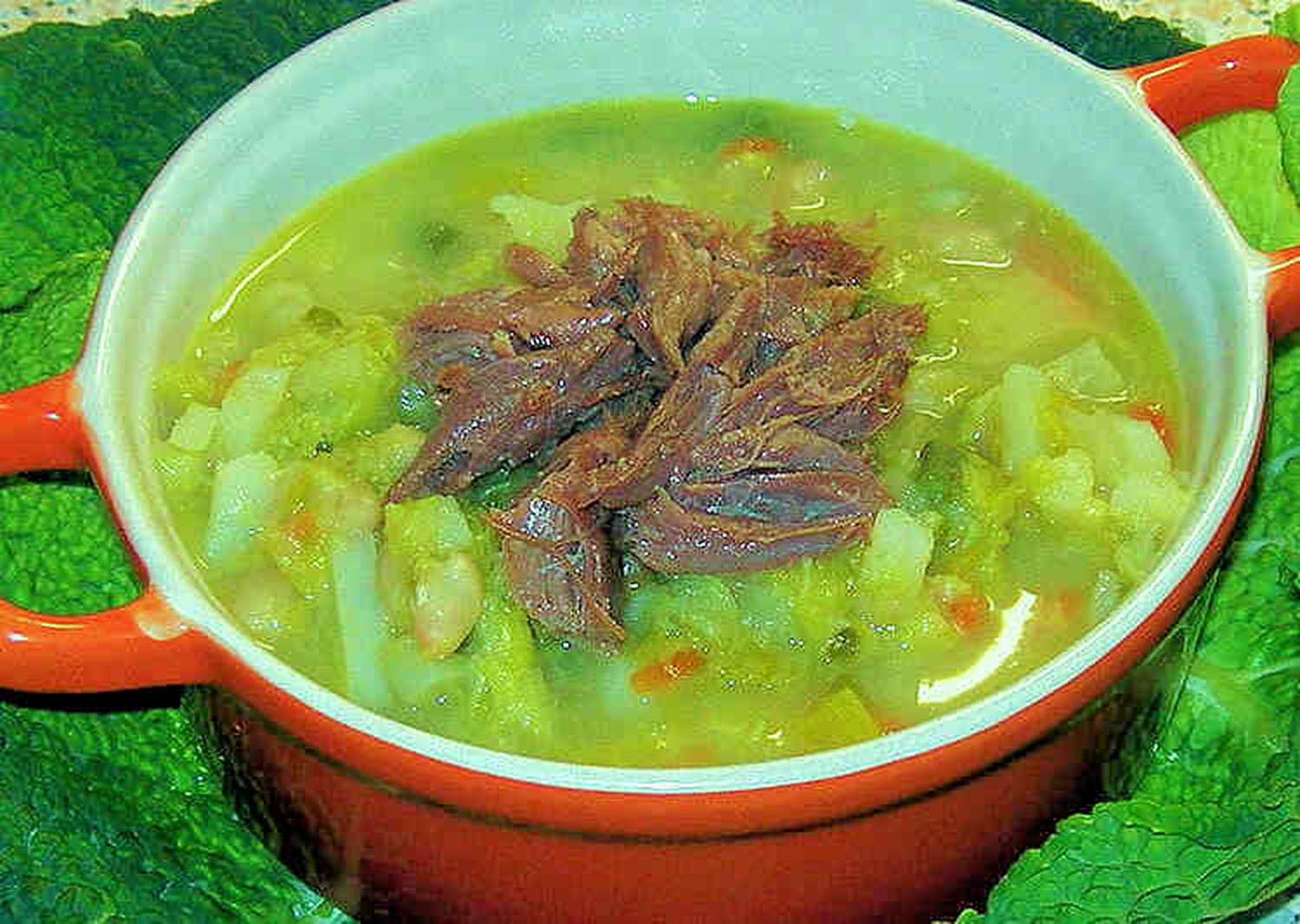 Recette de Garbure au confit de canard