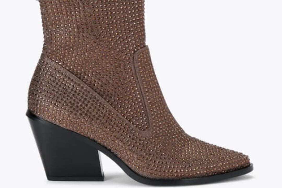 Bottines à strass
