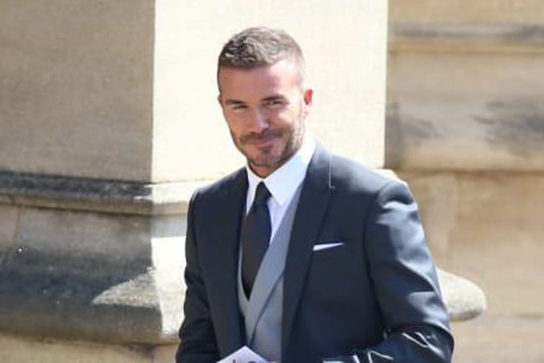 David Beckham en costume queue-de-pie