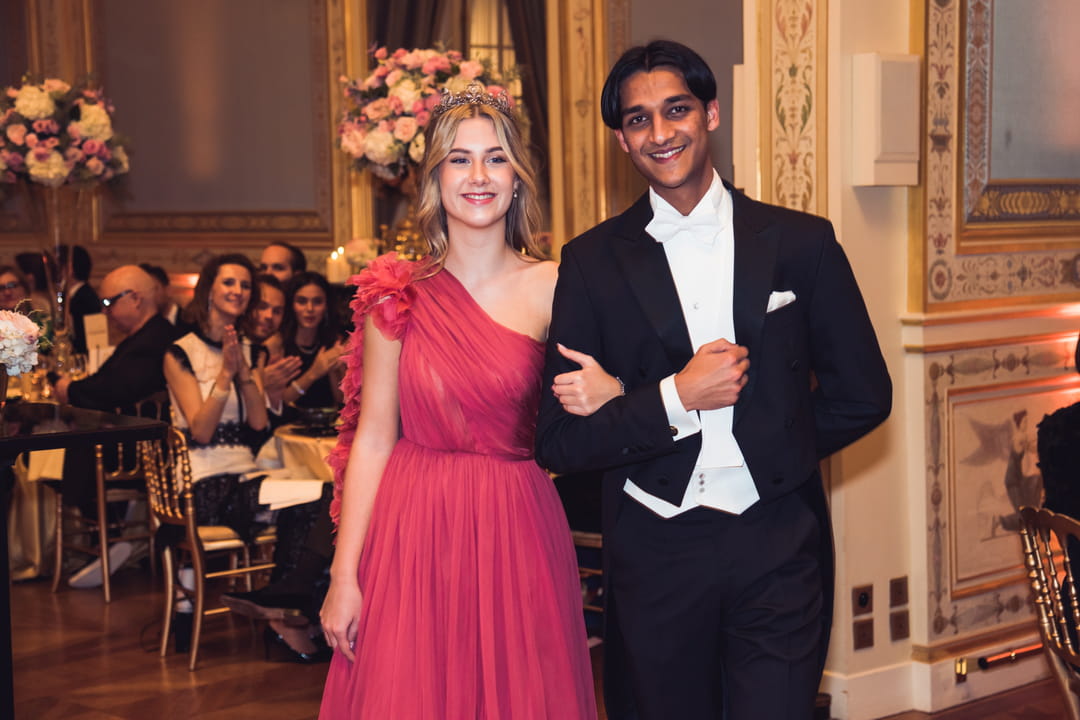 Leah Behn et Maharaja Lakshraj Prakash de Sirmour