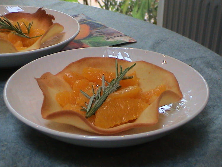 Recette de Tulipes aux oranges
