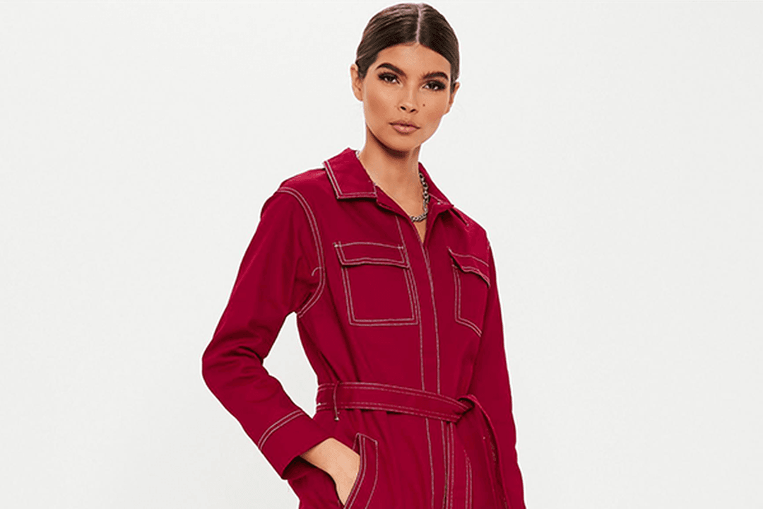 Combinaison framboise de Missguided