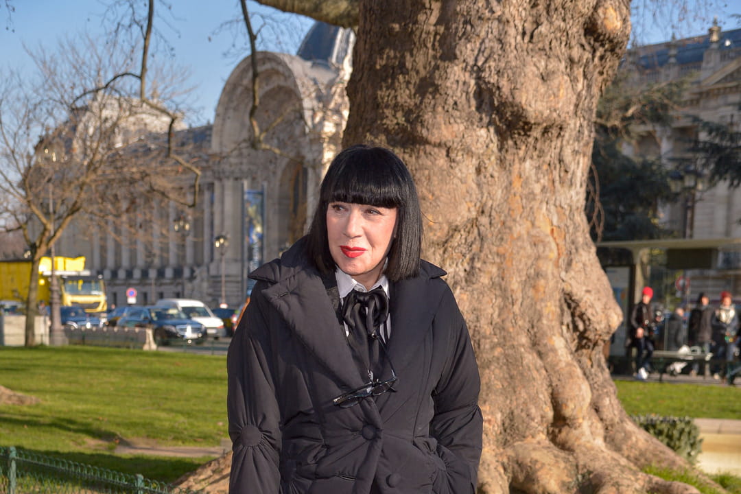 Chantal Thomass au défilé Elie Saab