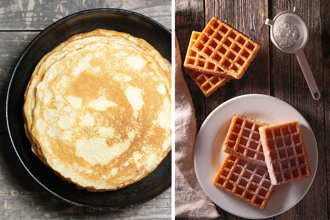 Crêpe ou gaufre