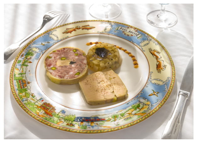 Dodine de canard à l'ancienne et foie gras