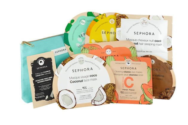 Kit de 8 masques visage et corps Sephora
