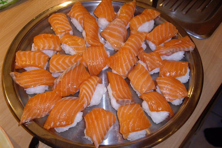 Recette de Sushis saumon