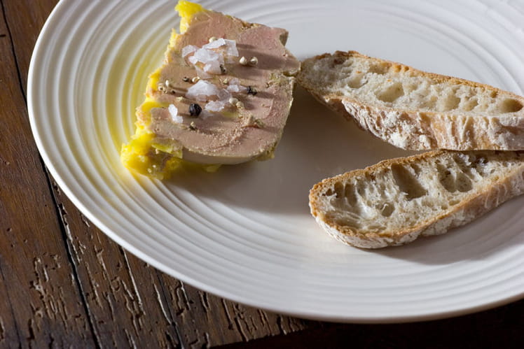 Recette de Foie gras mi-cuit au sel et à l'Armagnac
