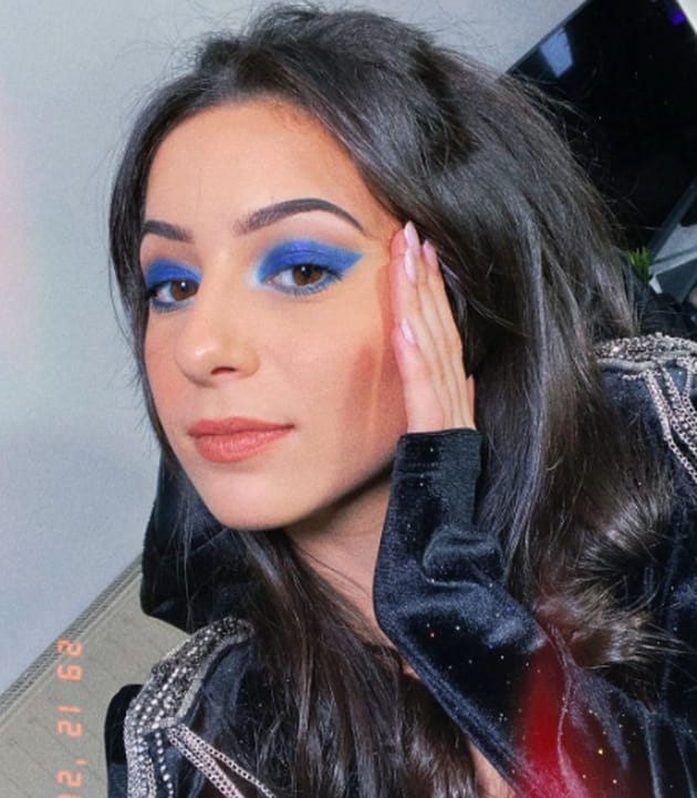 Le make-up "color block" de Horia