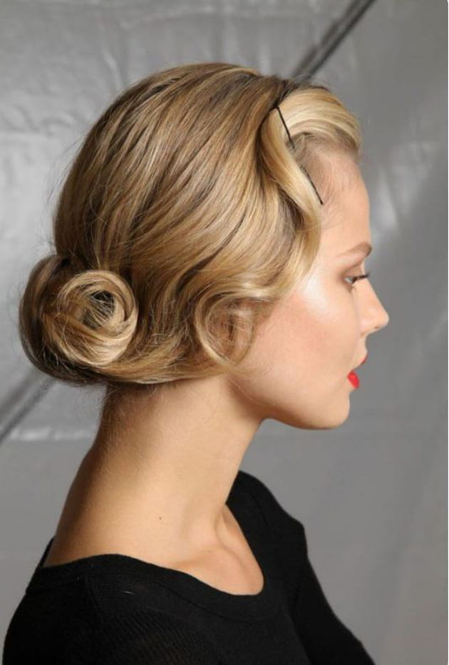 Chignon rétro