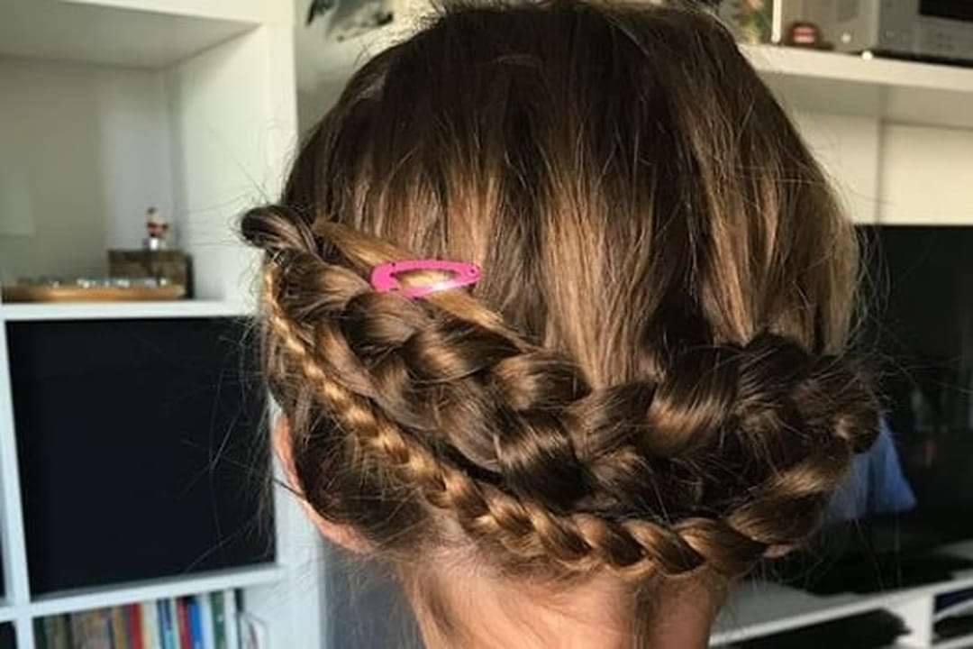 Une tresse basse