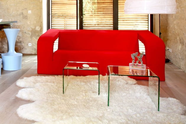 Un tapis épais sur le sol