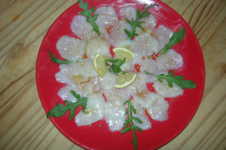 Recette de Carpaccio de Saint-jacques
