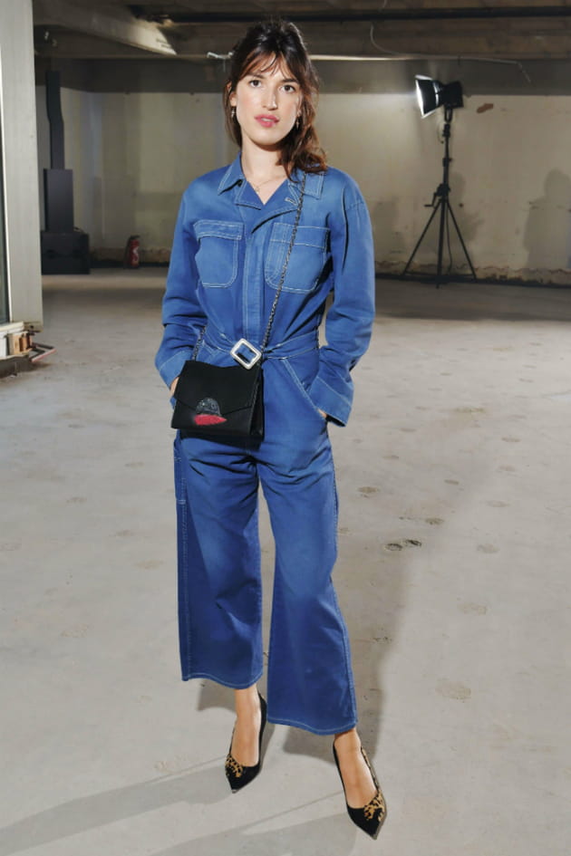 Jeanne Damas, total look jean