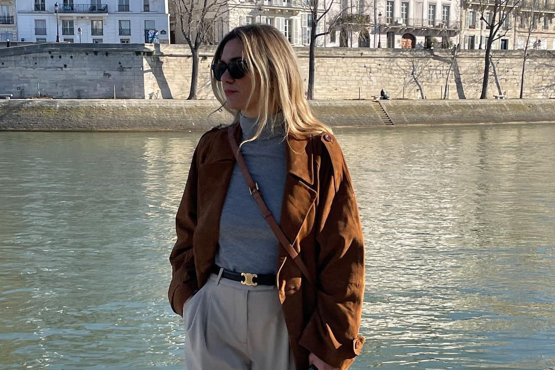 Anne-Laure, en bord de Seine