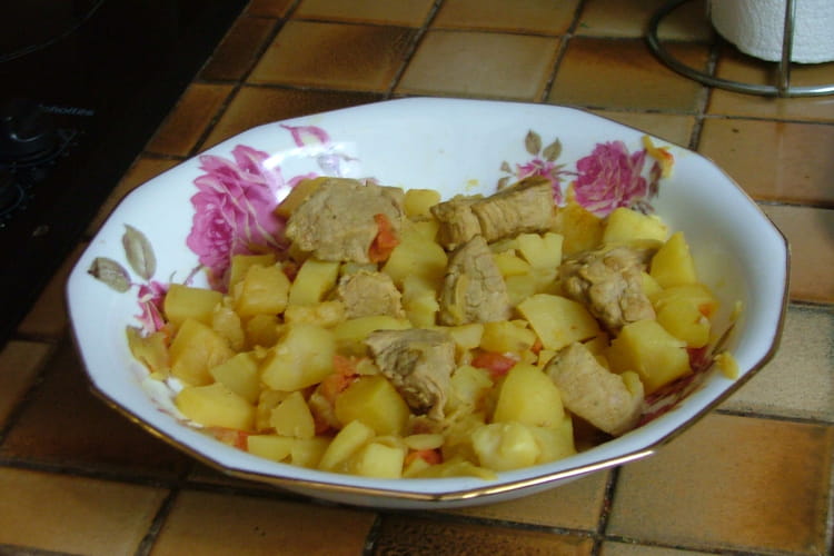 Recette de Porc Colombo