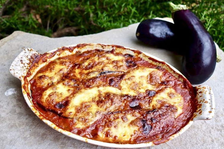 Recette de Gratin d'aubergines à la mozzarella