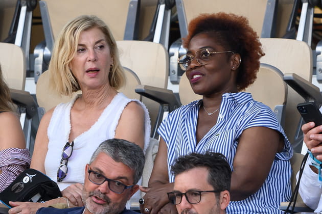 Michèle Laroque et Claudia Tagbo se retrouvent à Roland-Garros