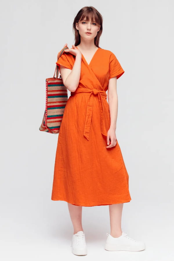 Robe orange