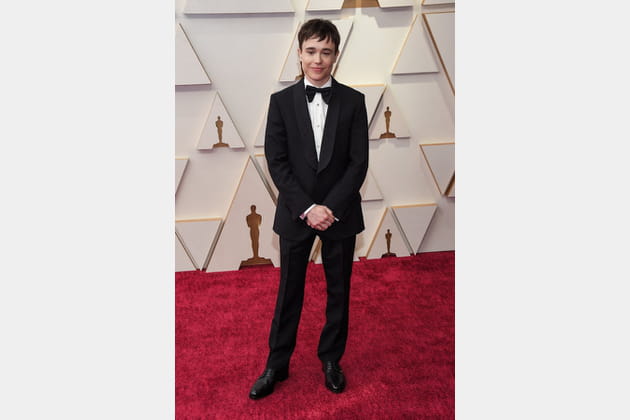 Elliot Page en smoking Gucci