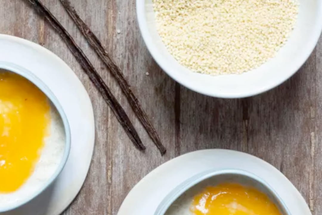 Millet au lait et abricots