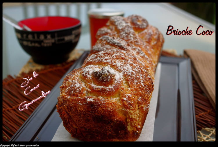 Recette de Brioche coco