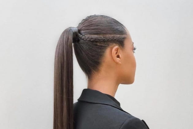 La queue de cheval et la tresse plaquée