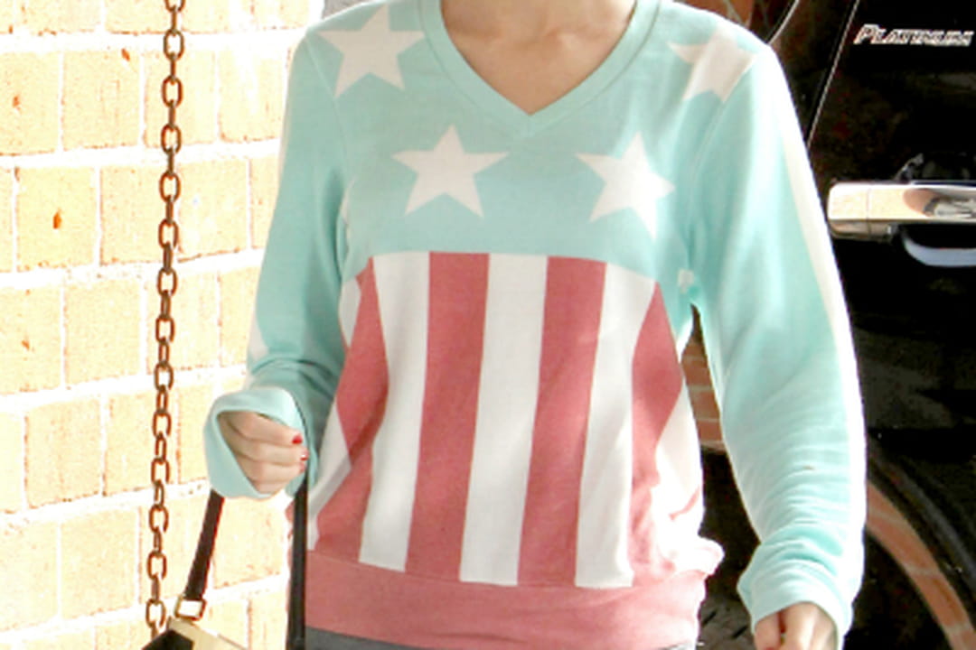 Taylor Swift et son sweat patriotique