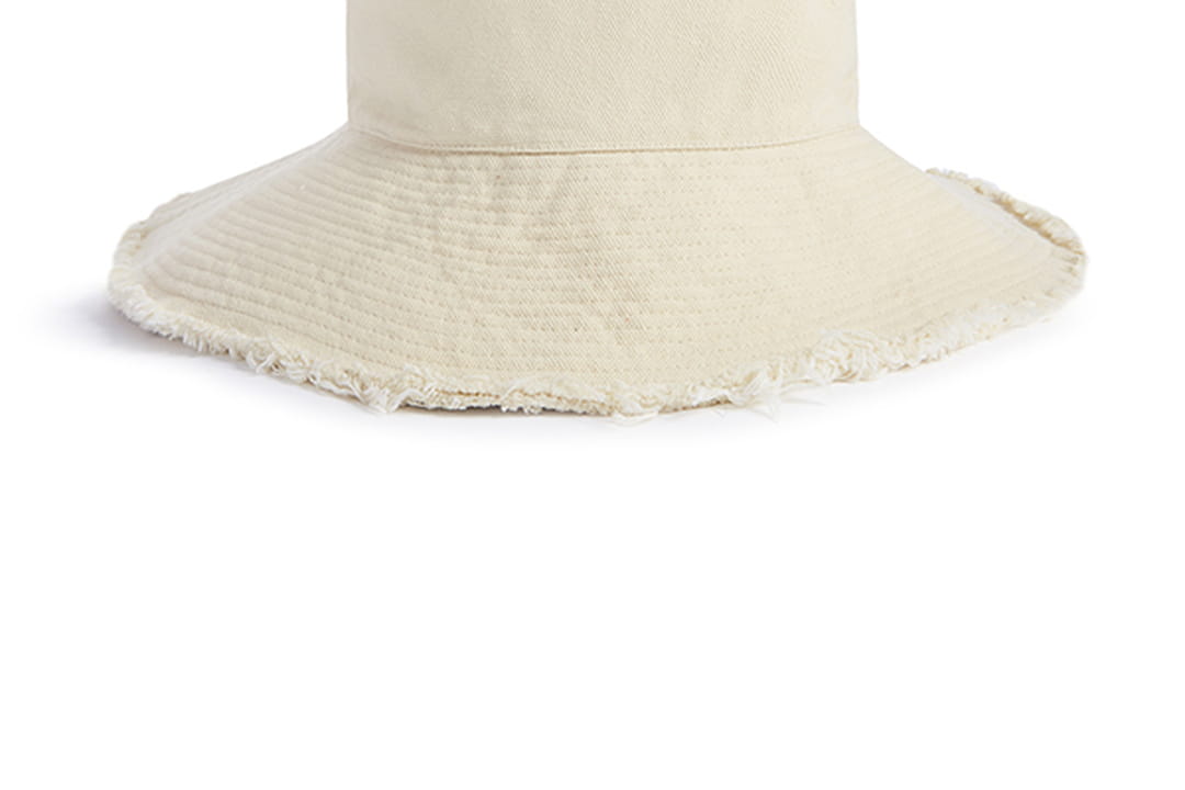 Chapeau blanc en tissu de Primark