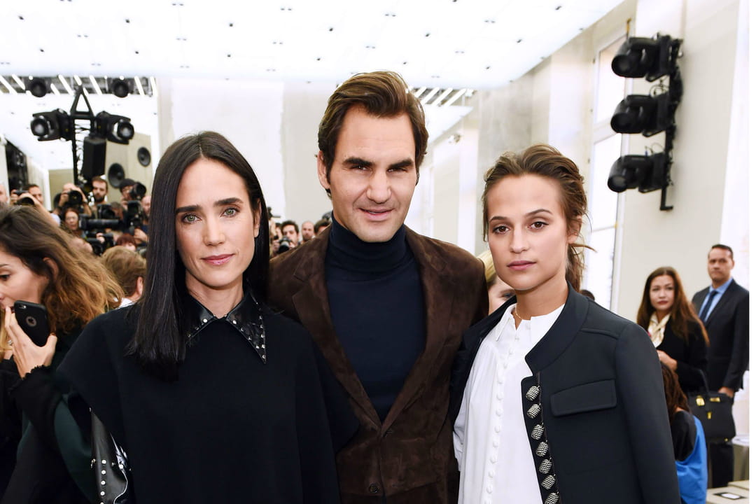 Jennifer Connolly, Roger Federer et Alica Vikander