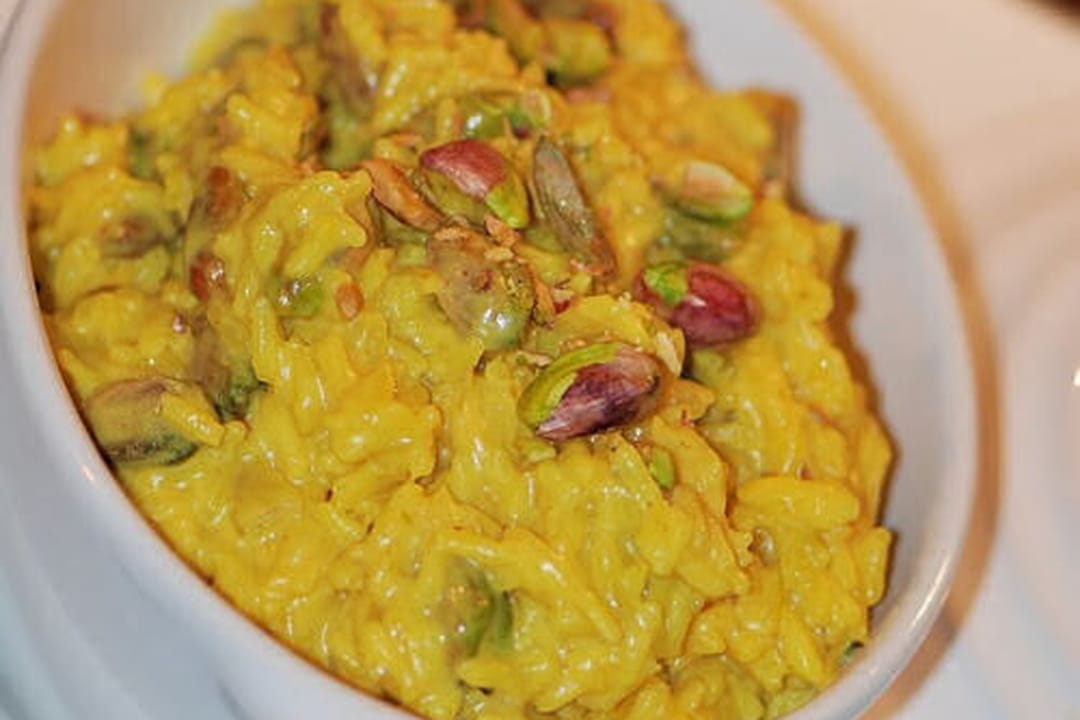 Riz aux épices et pistaches