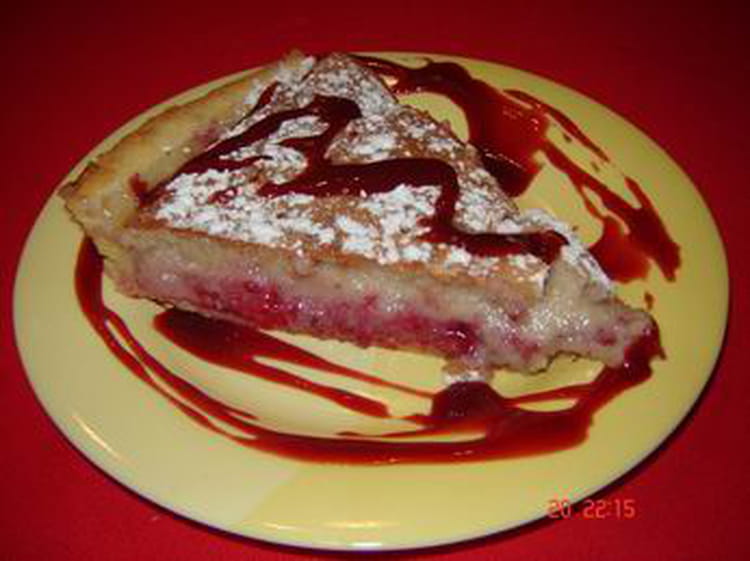 Recette Macaron aux framboises (Tarte dessert)