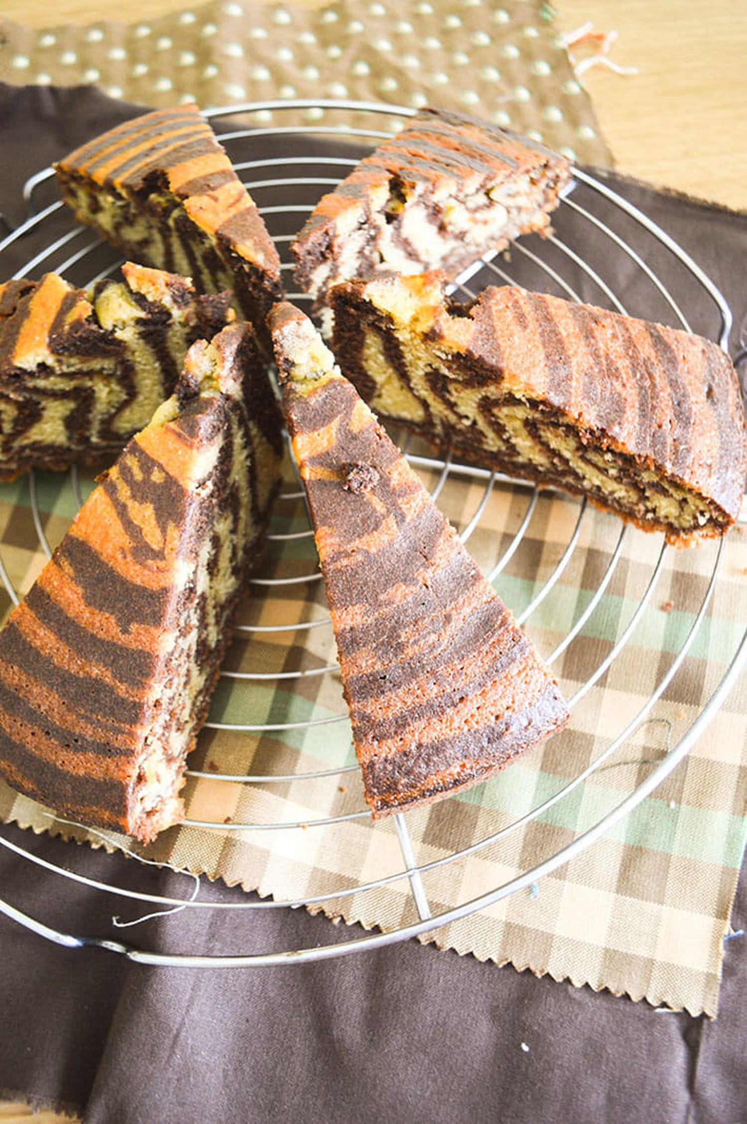Gâteau zébré façon Savane - LeBonPlat