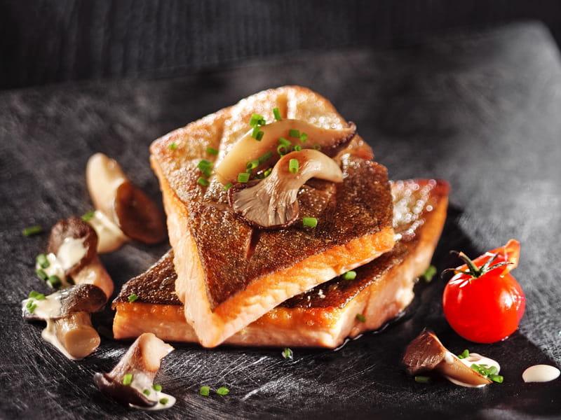 Recette de Filet d'omble chevalier à la crème de pleurote