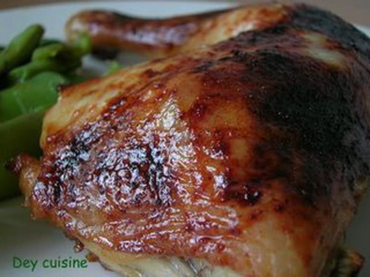 Recette de Poulet doré au miel